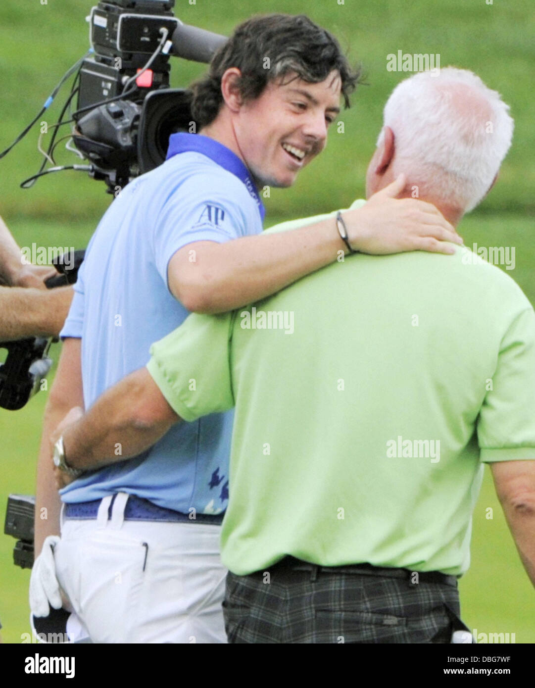 Rory McIlroy and his father Gerry after winning the U.S. Open at ...