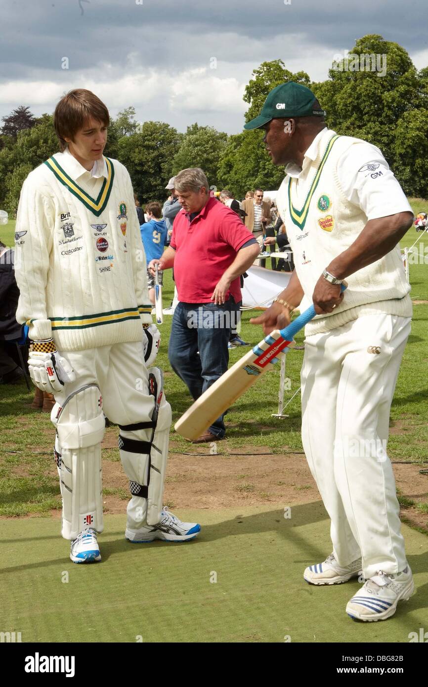 Harry Potter actor Oliver Phelps with Devon Malcolm Bunbury Celebrity ...