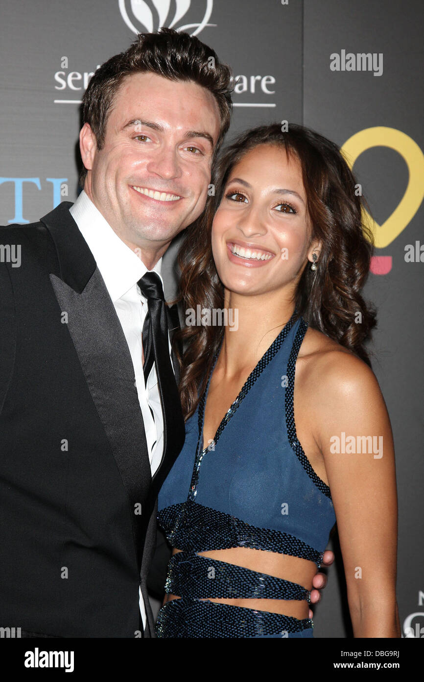 Daniel Goddard, Christel Khalil , arriving at the Daytime Emmy Awards ...