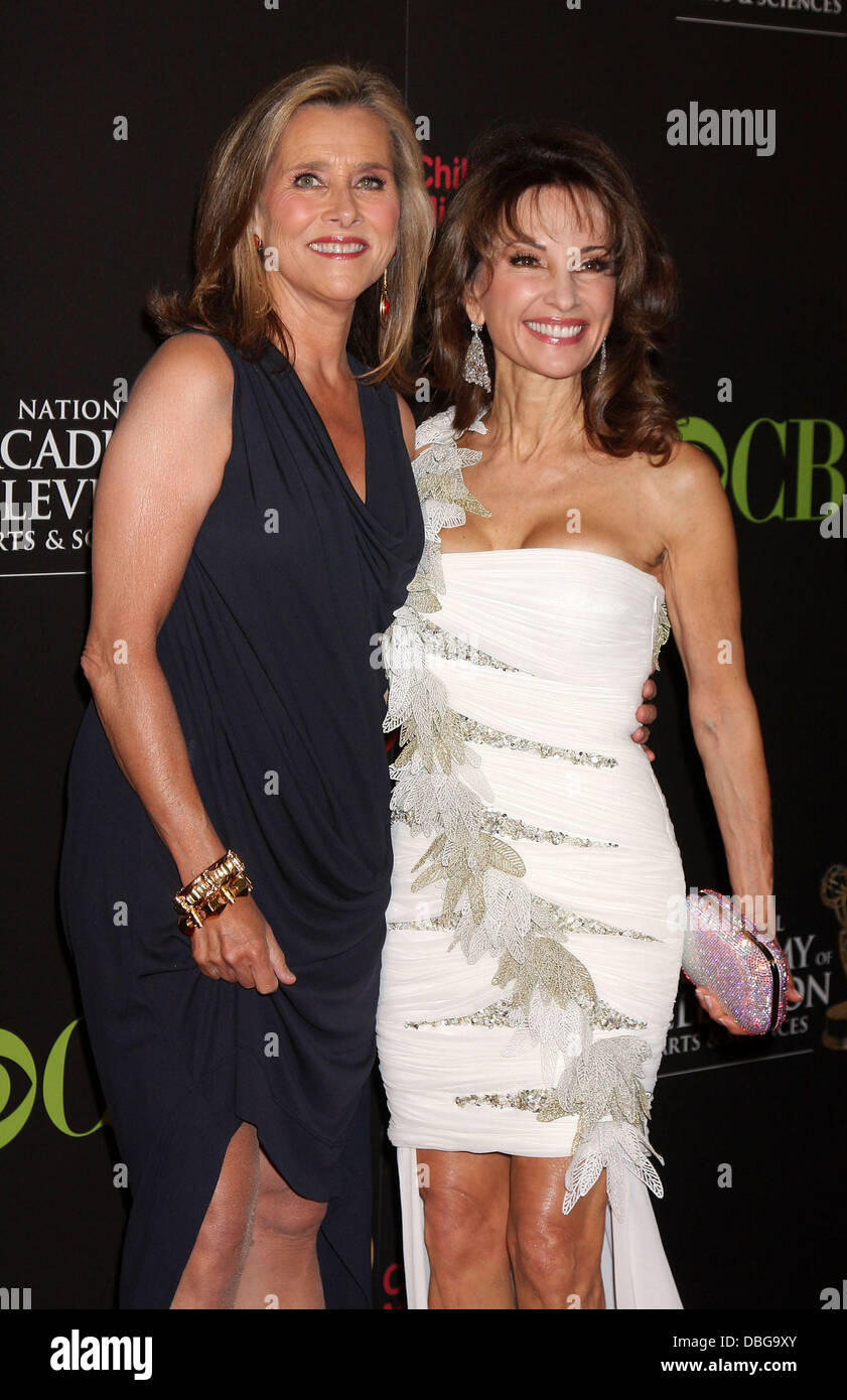 Meredith Viera, Susan Lucci, arriving at the Daytime Emmy Awards at the ...