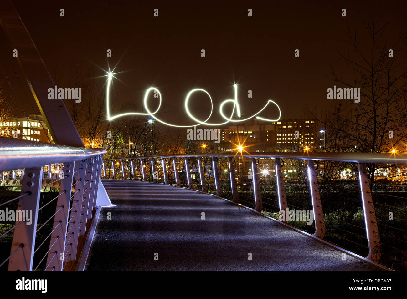 landscape of Leeds city Stock Photo - Alamy
