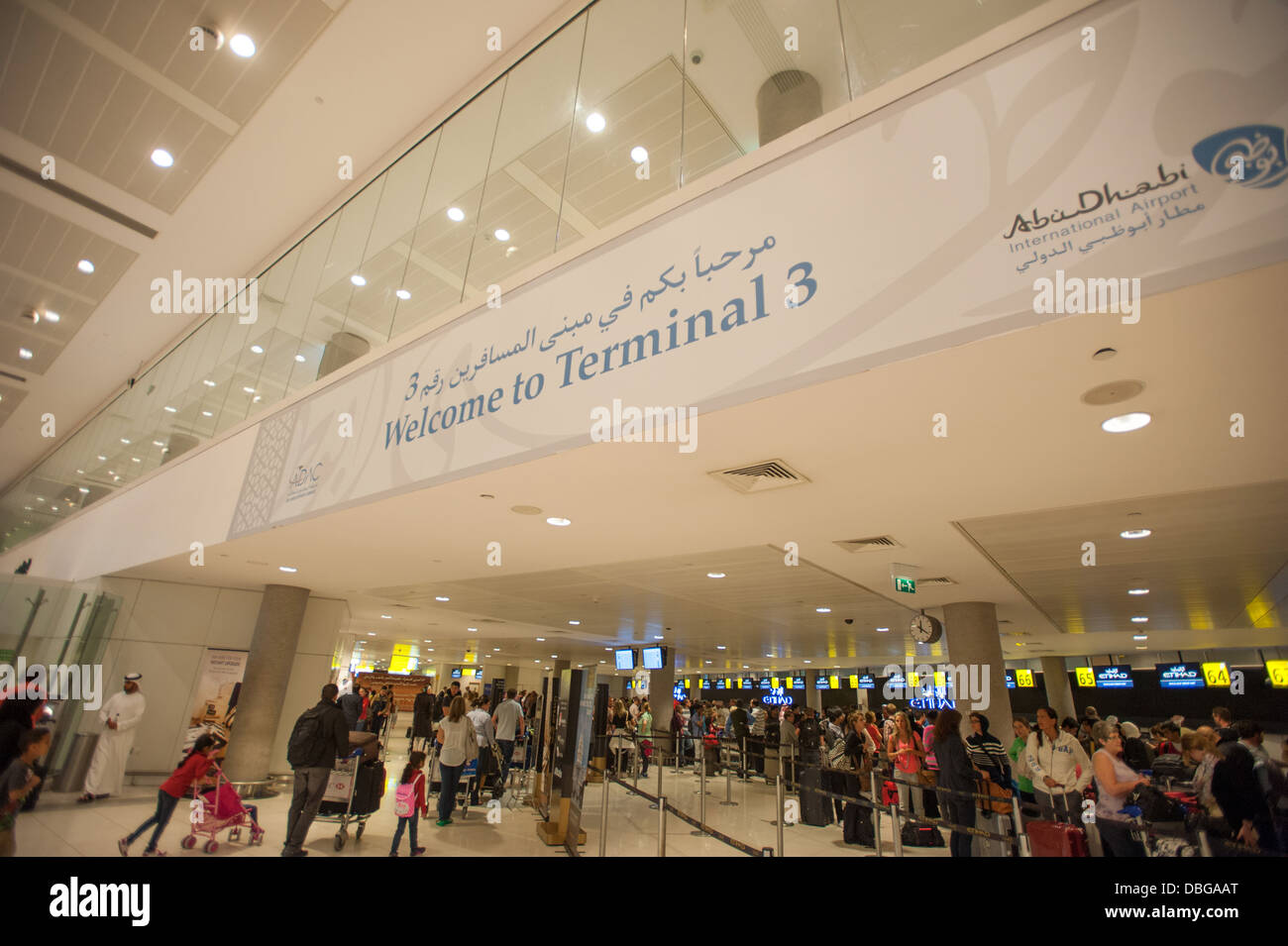 Abu dhabi airport terminal 3 hi-res stock photography and images - Alamy