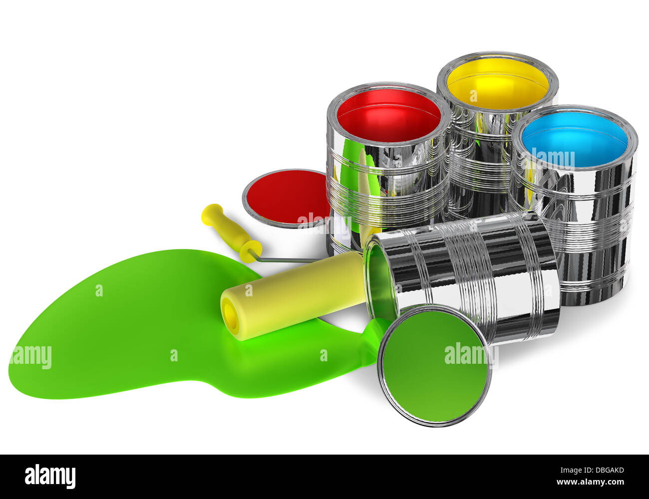 Gallon paint cans hi-res stock photography and images - Alamy