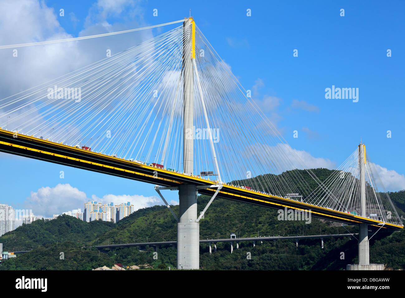 Bridge in Hong Kong Stock Photo - Alamy