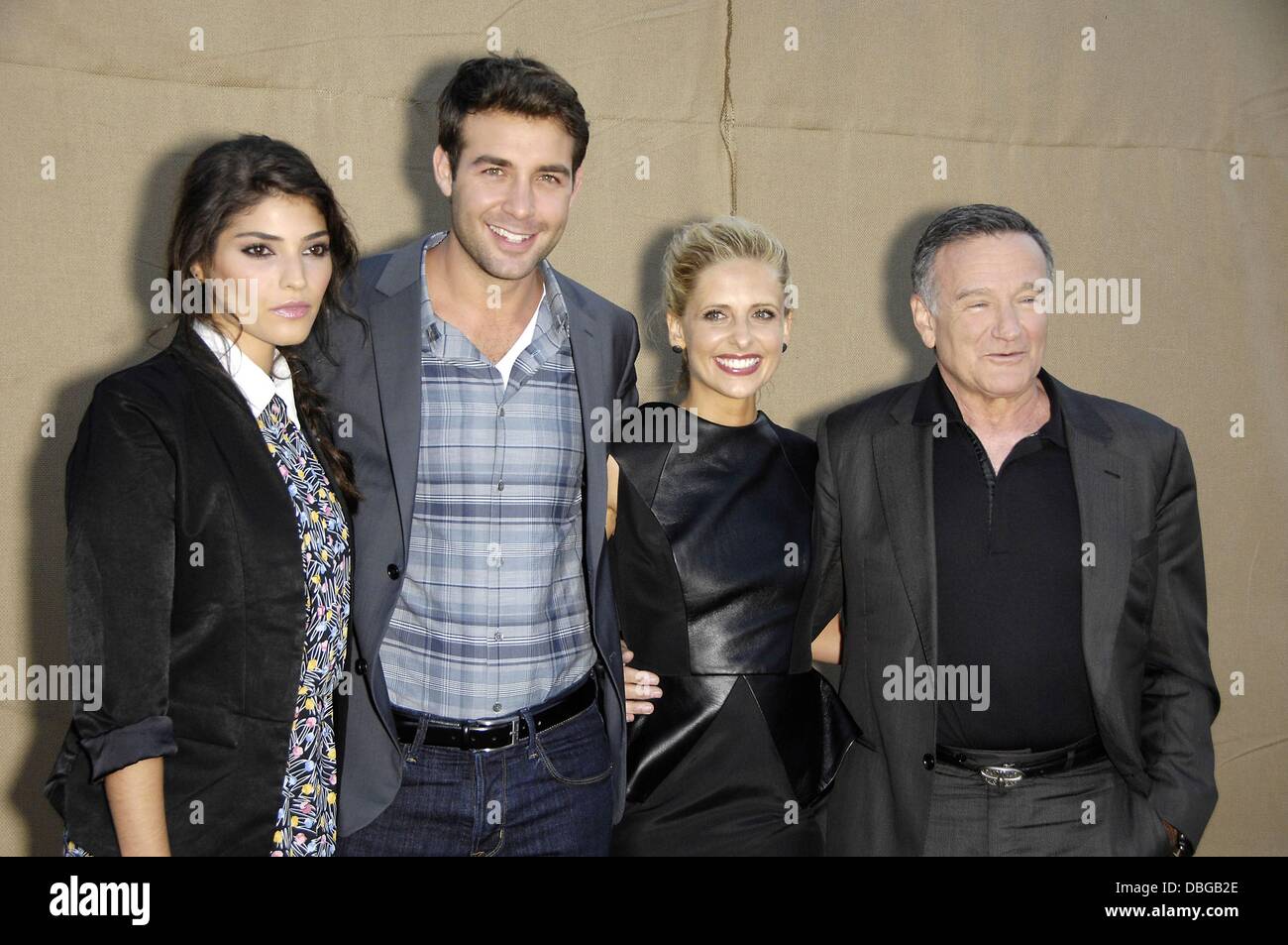 Los Angeles, CA. 29th July, 2013. Amanda Setton, James Wolk, Sarah ...