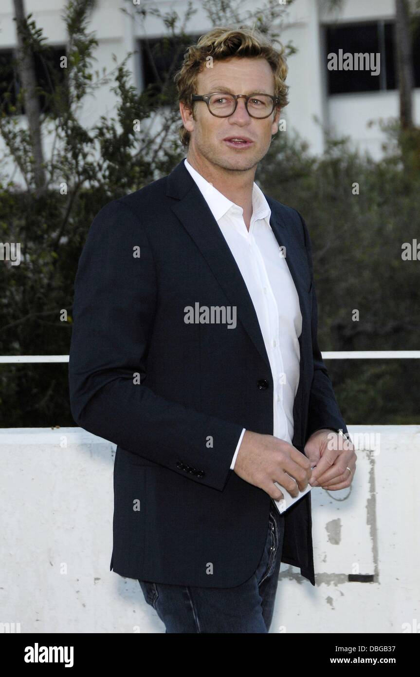 Los Angeles, CA. 29th July, 2013. Simon Baker at arrivals for TCA ...