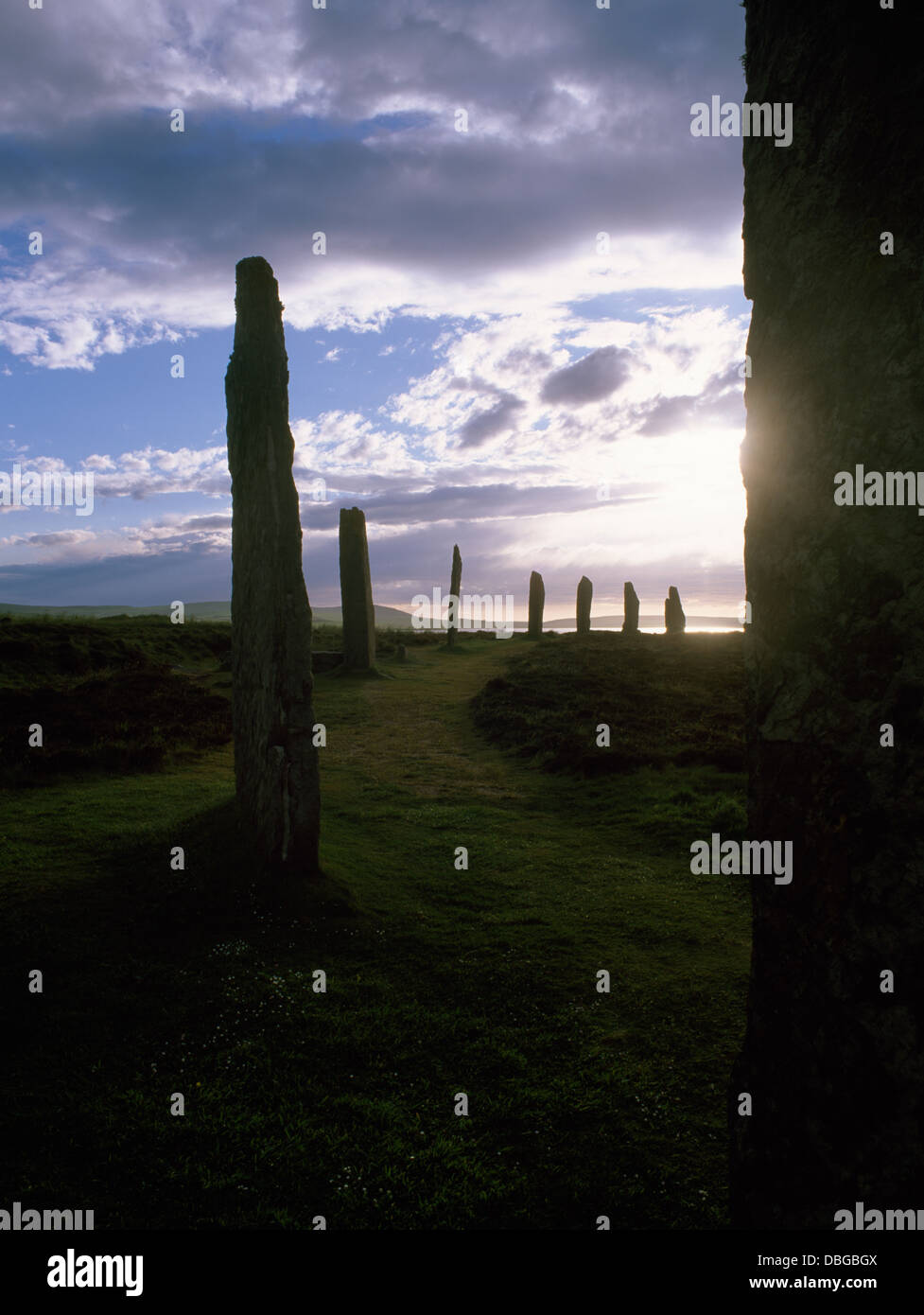 SW arc of the Ring of Brodgar (Brogar) Neolithic circle-henge on ...