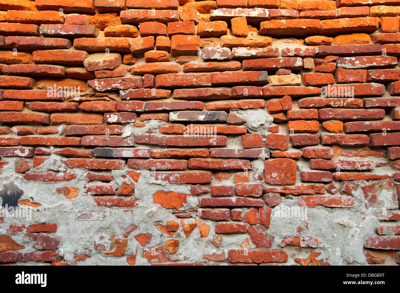Weathered brick wall background Stock Photo - Alamy