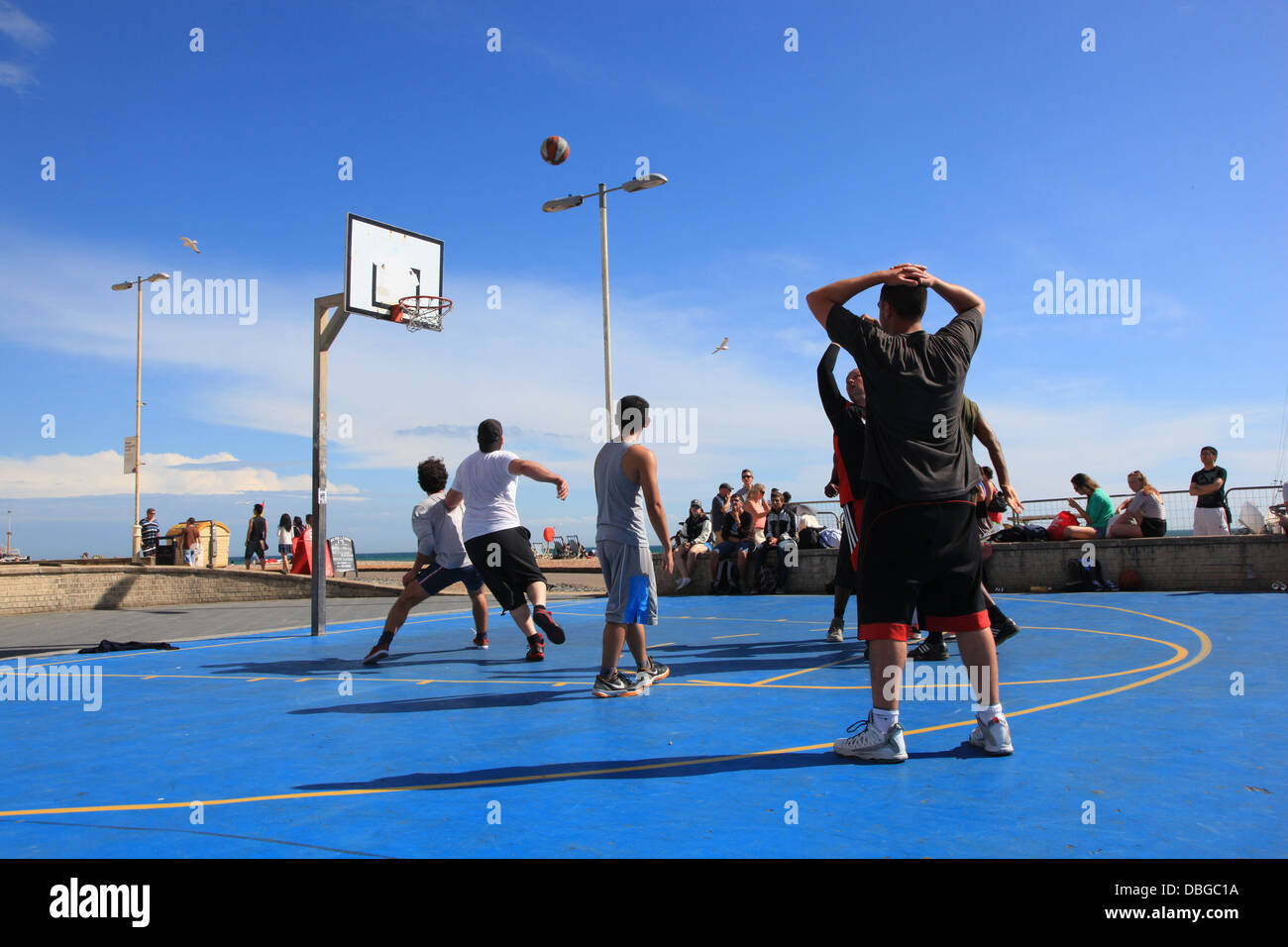 Basketball court brighton hi-res stock photography and images - Alamy
