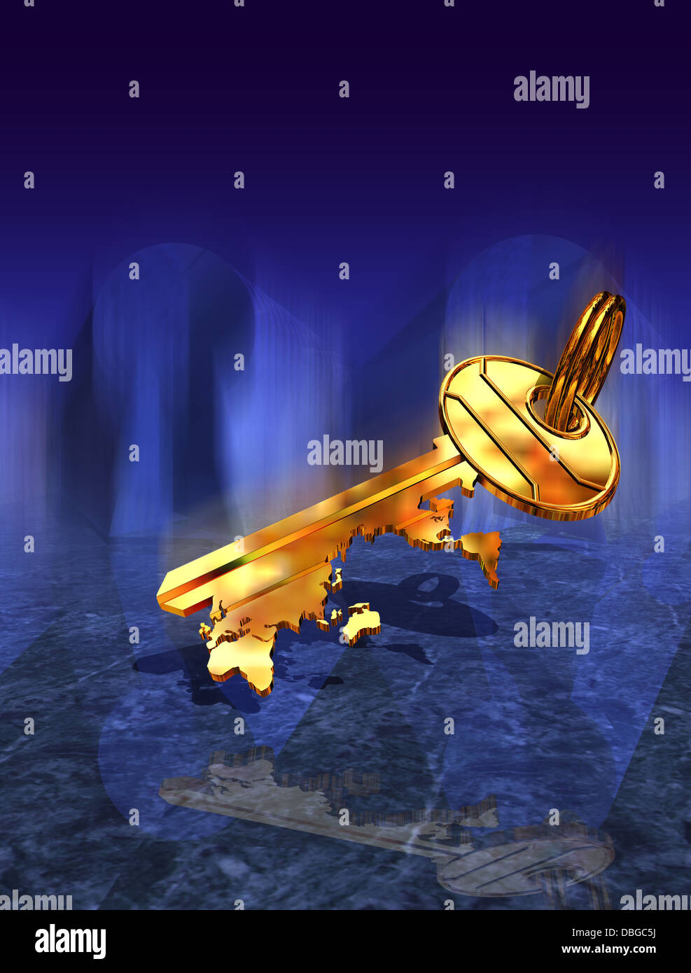 WORLD MAP KEY INTERNATIONAL WORLDWIDE CREATIVE CONCEPT NEW Stock Photo ...