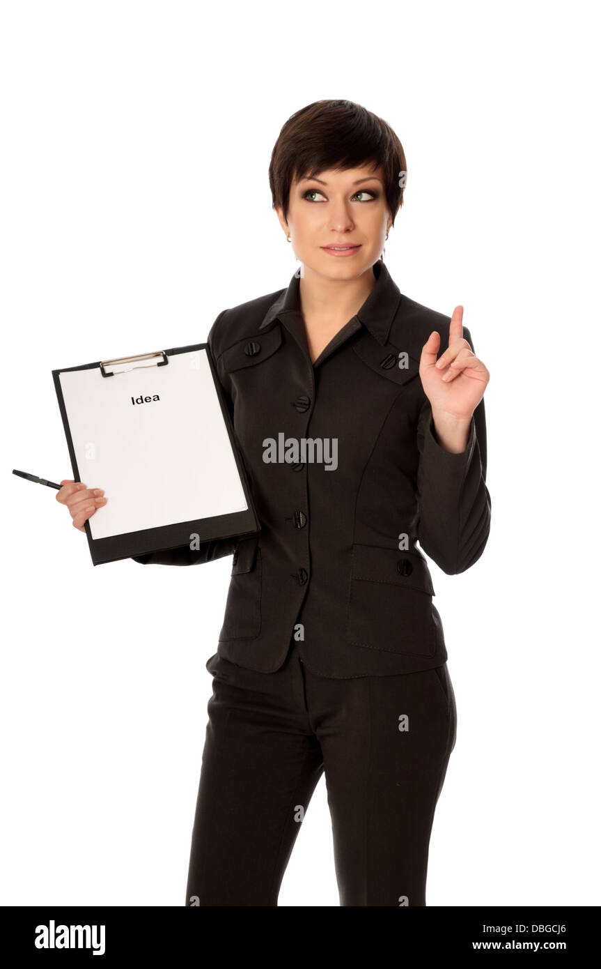 Woman good idea Cut Out Stock Images & Pictures - Alamy