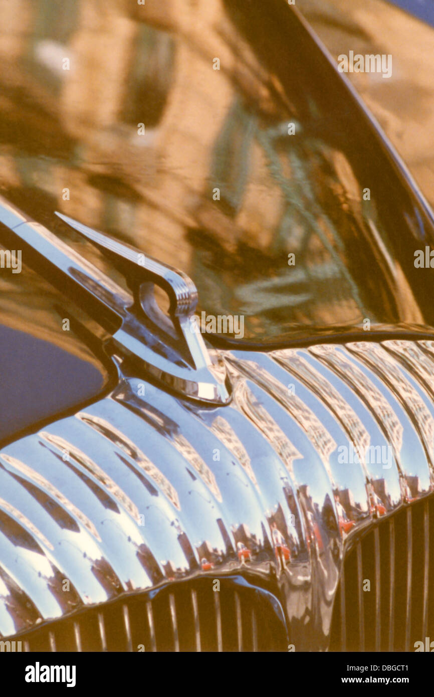 City Car Reflection Stock Photo - Alamy