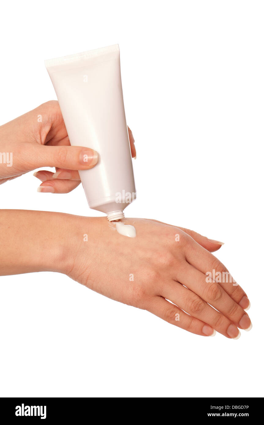 cosmetic cream for hands Stock Photo - Alamy