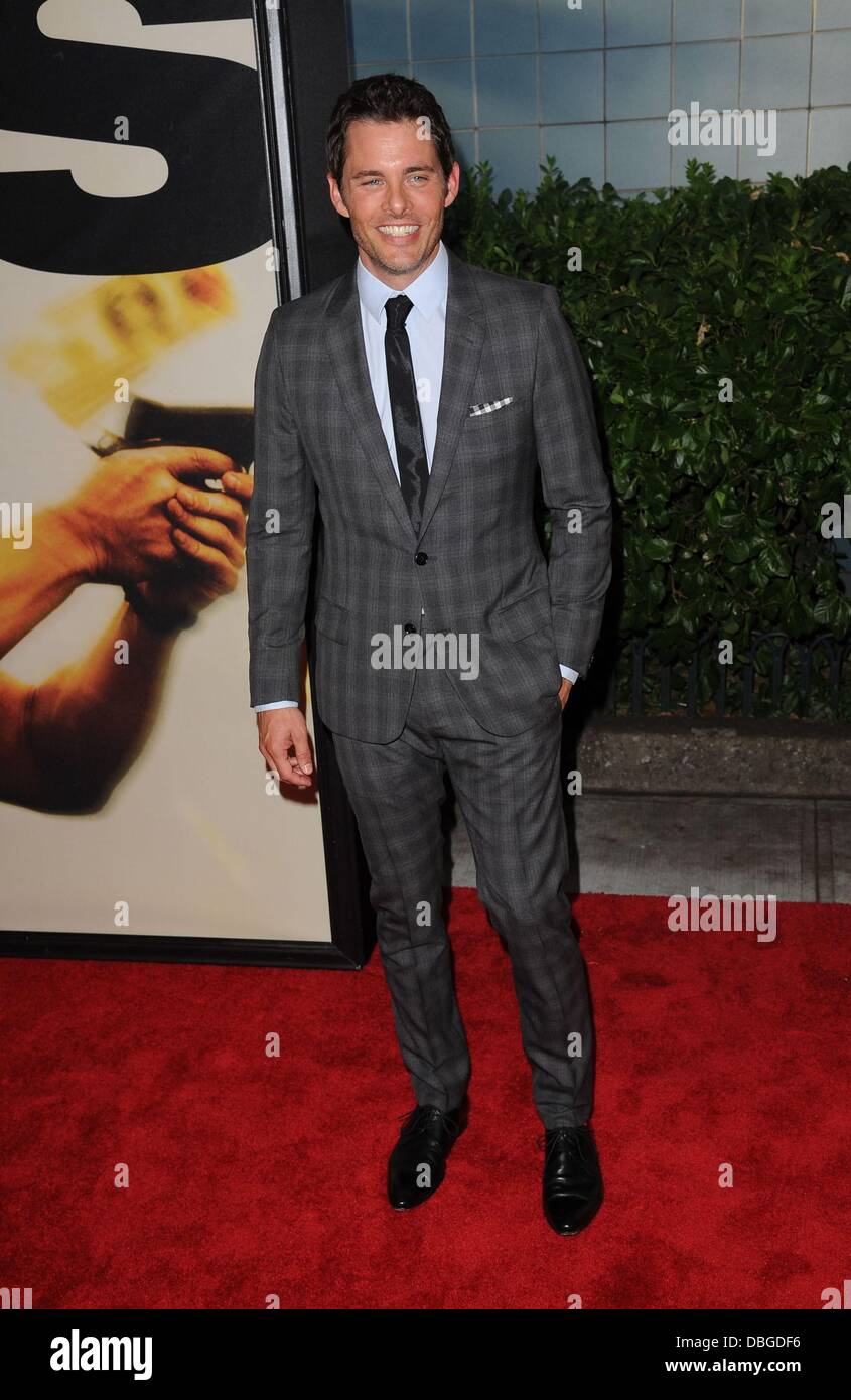 New York, NY. 29th July, 2013. James Marsden at arrivals for 2 GUNS ...