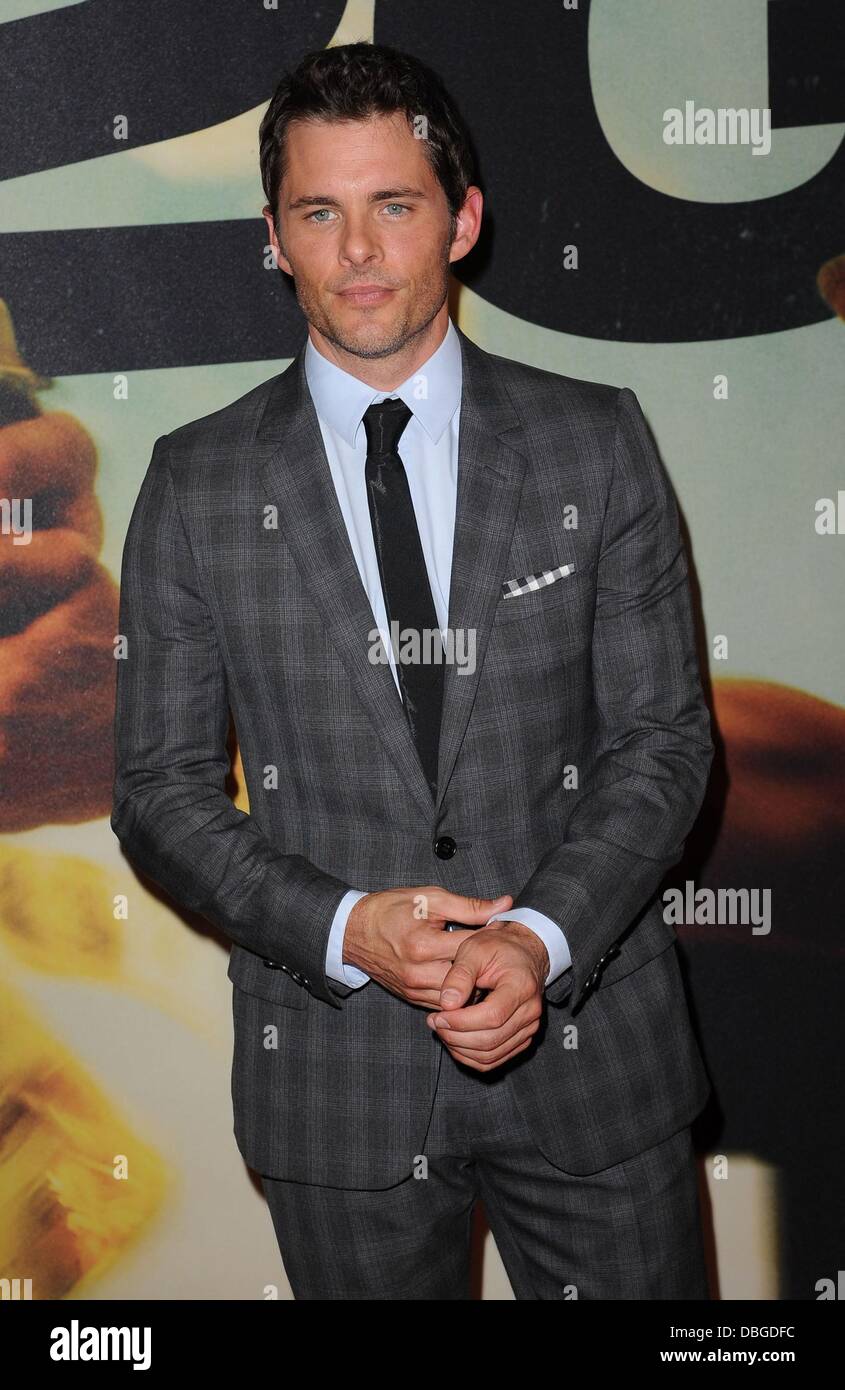 New York, NY. 29th July, 2013. James Marsden at arrivals for 2 GUNS ...