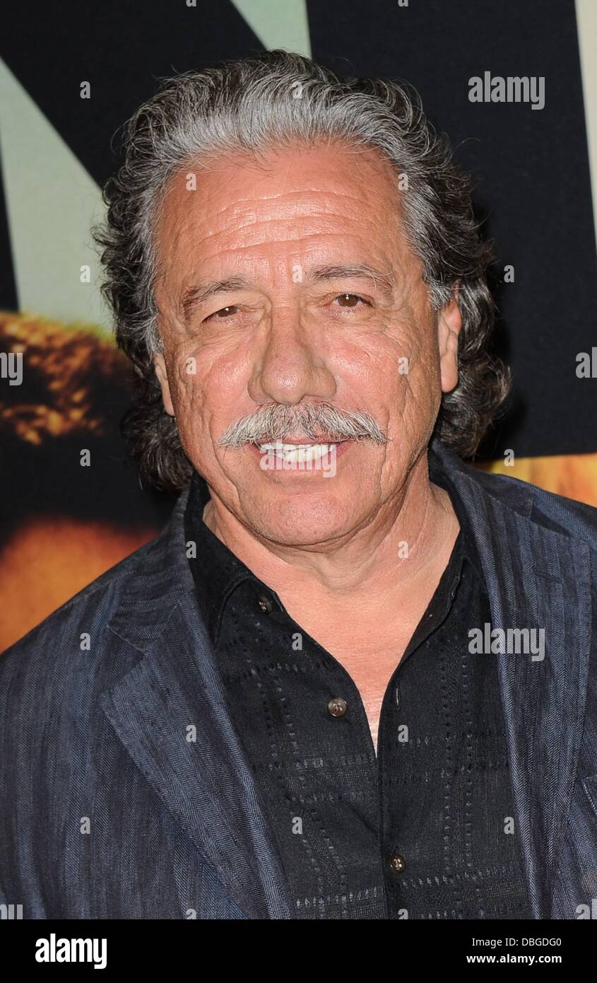 New York, NY. 29th July, 2013. Edward James Olmos at arrivals for 2 ...