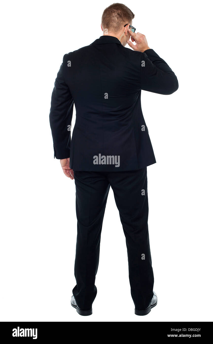 Portrait young male security Cut Out Stock Images & Pictures - Alamy