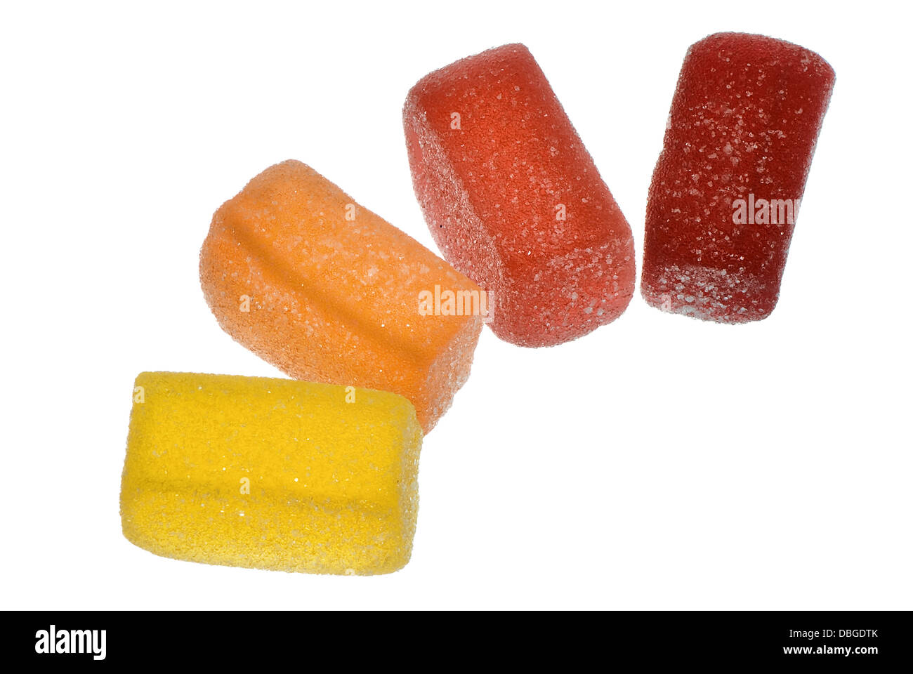 four jelly candies Stock Photo - Alamy