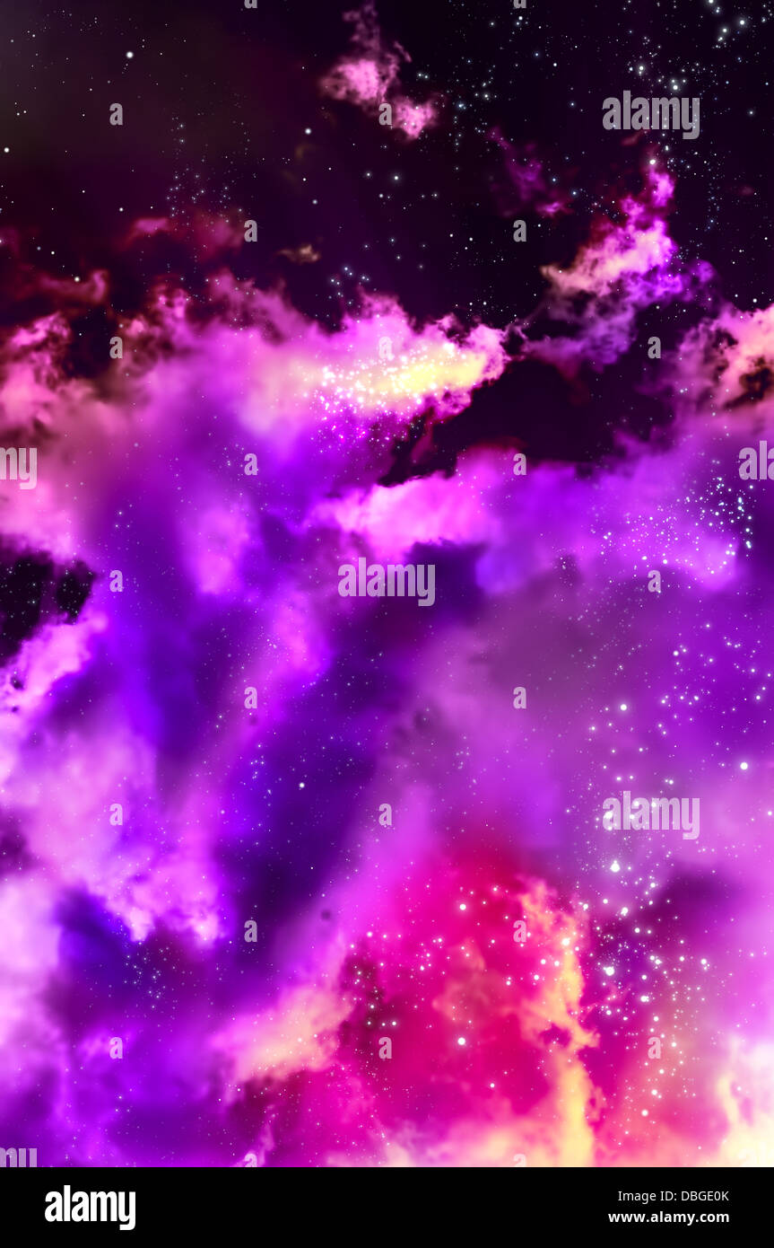 Nebula painting hi-res stock photography and images - Alamy