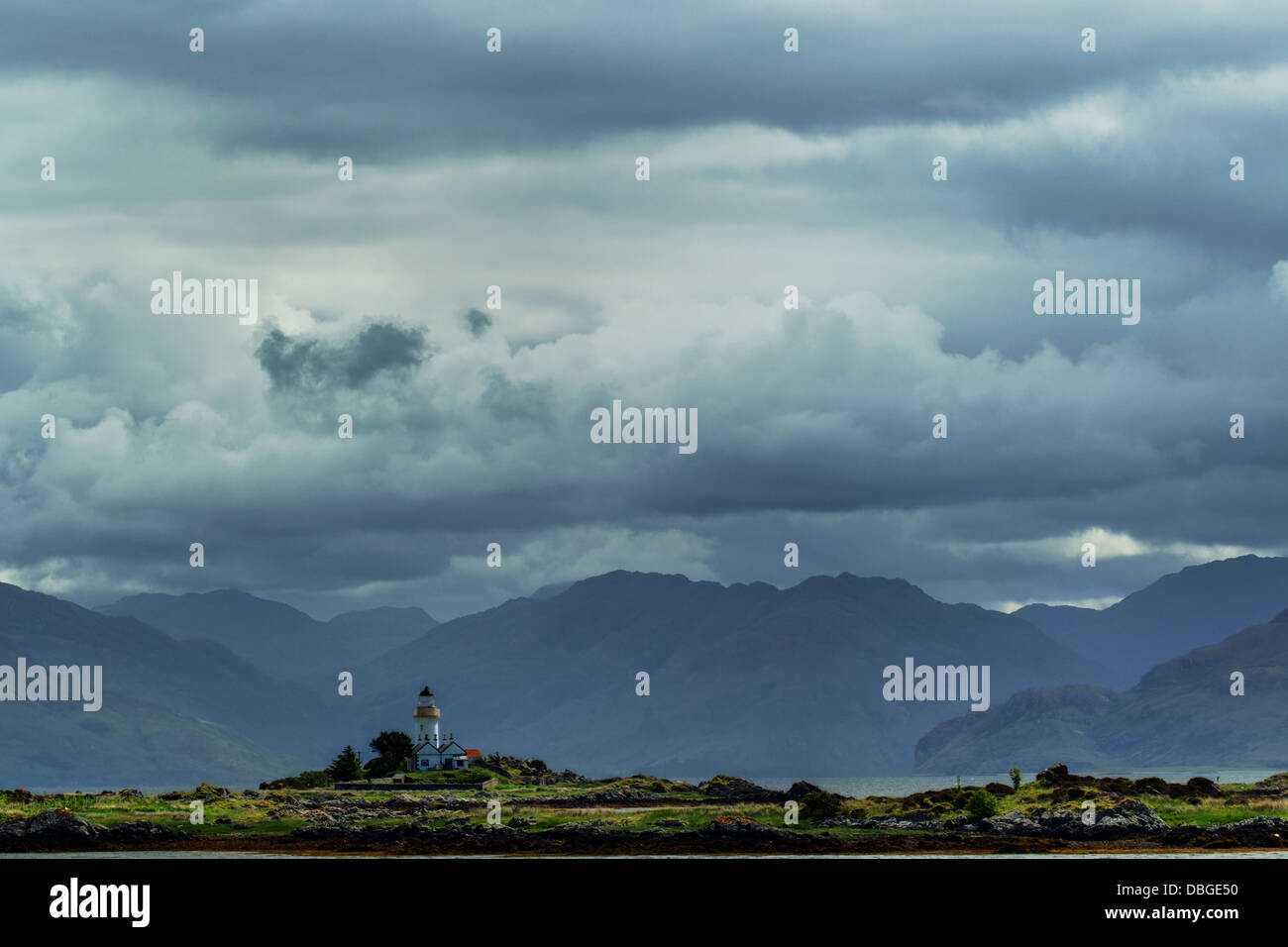 Eilean Sionnach Lighthouse, Ornsay Isle of Skye, Inner Hebrides ...