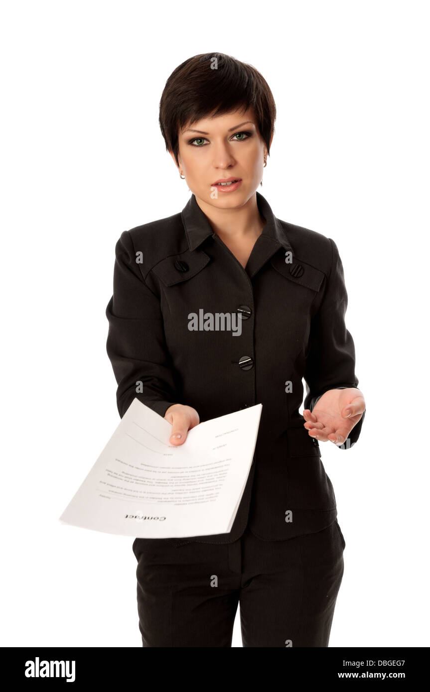 Features of contract Stock Photo - Alamy