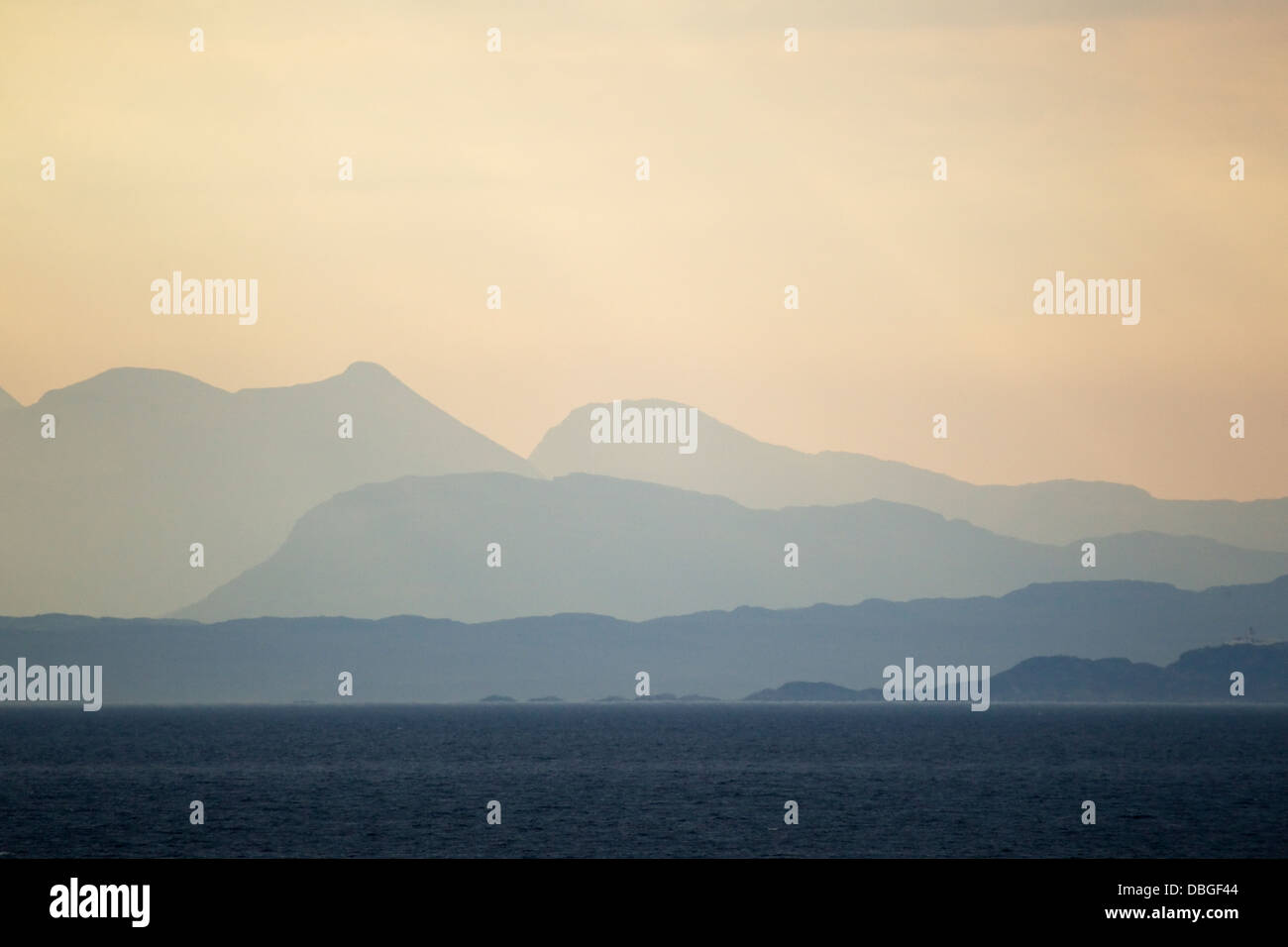 Applecross hills from Trotternish Peninsular Isle of Skye, Inner ...