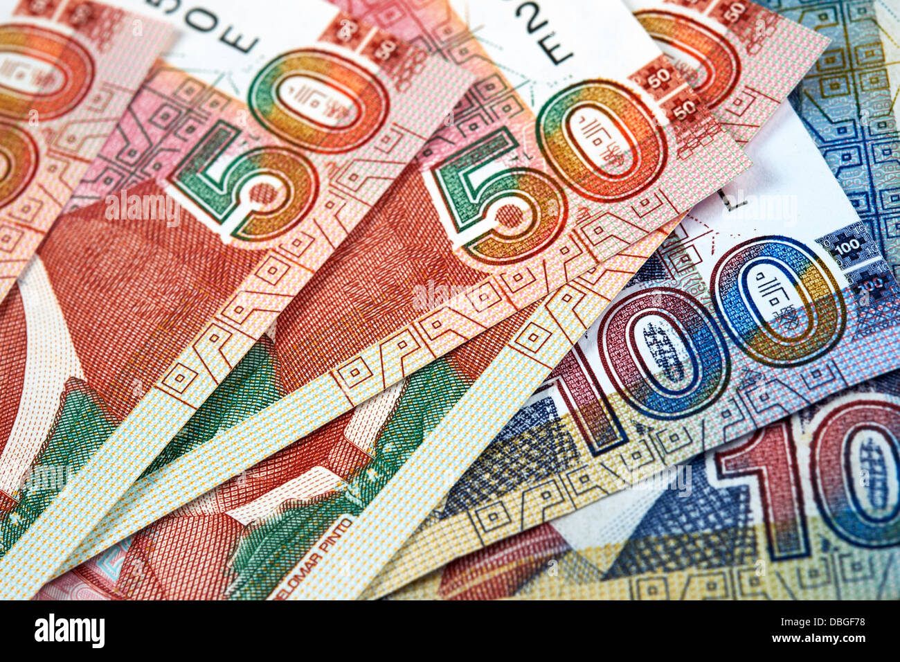 Peruvian paper notes, Nuevos Soles currency from Peru Stock Photo - Alamy