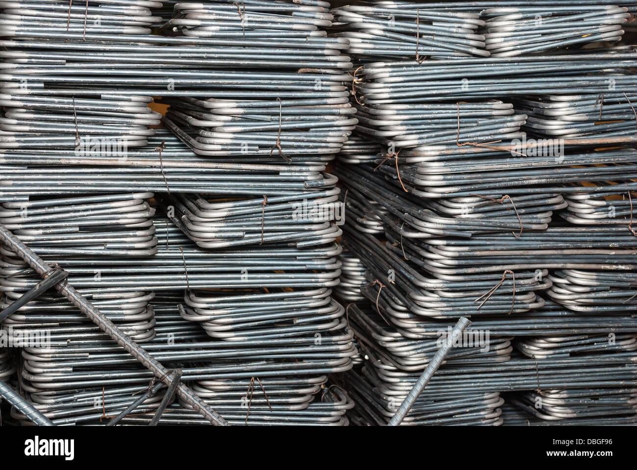 Square Shaped of Steel Rod Background/ Texture Stock Photo - Alamy