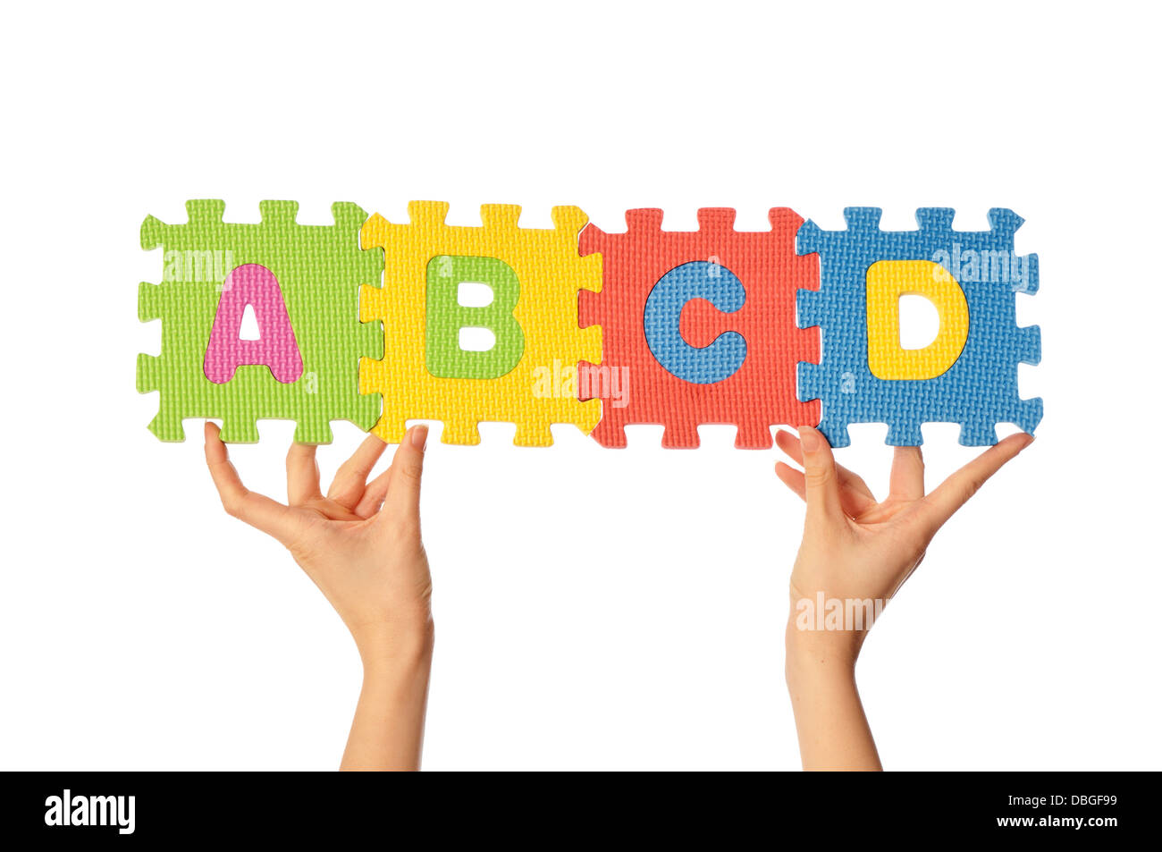 Abcd Cut Out Stock Images & Pictures - Alamy