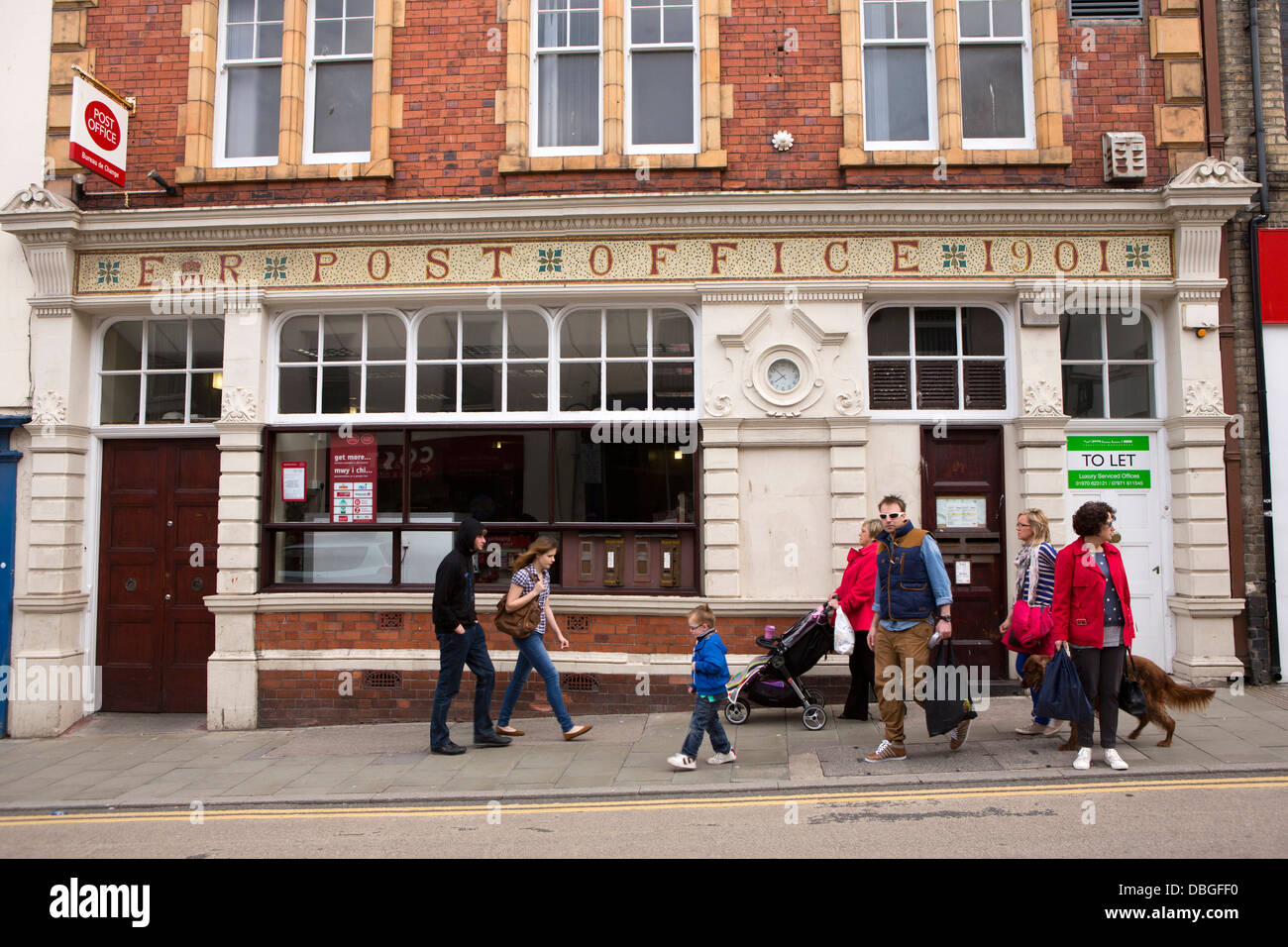 UK, Wales, Ceredigion, Aberystwyth, Great Darkgate Street, Edwardian ...
