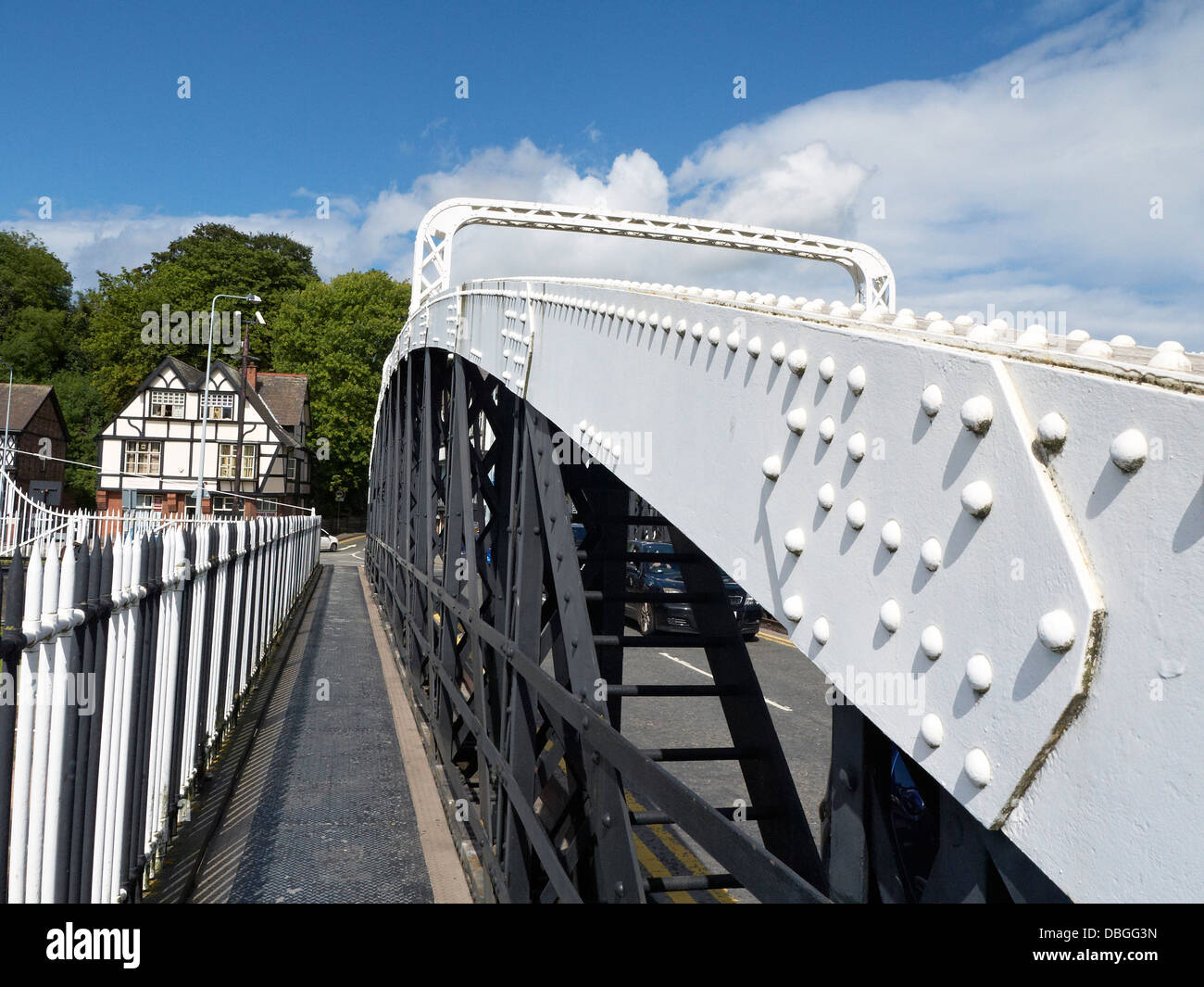 The Town bridge over the River Weaver in Northwich Cheshire UK Stock ...