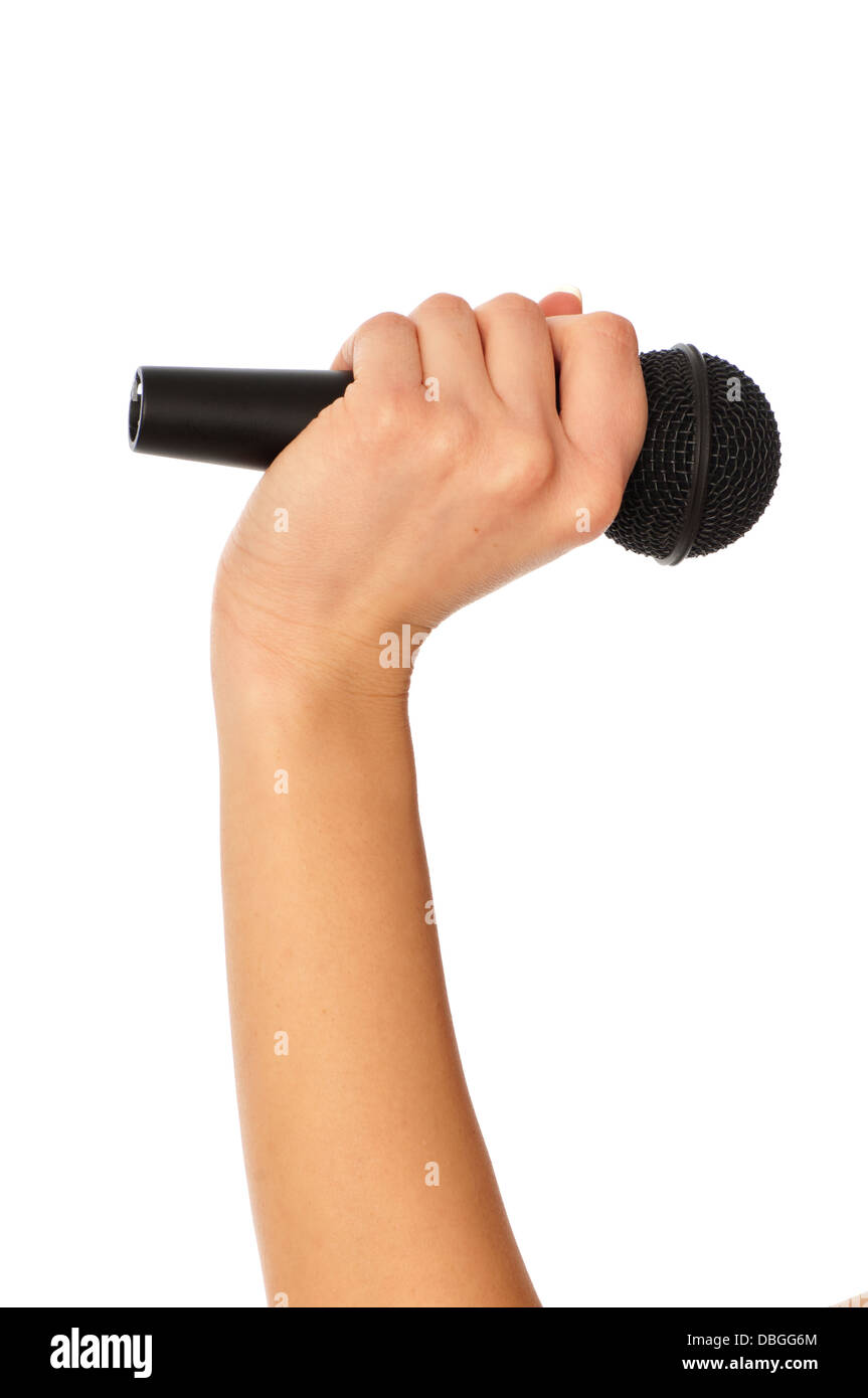 microphone for interview Stock Photo - Alamy