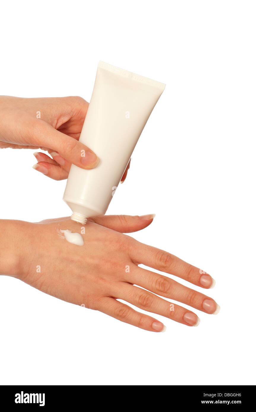 cosmetic cream for hands Stock Photo - Alamy