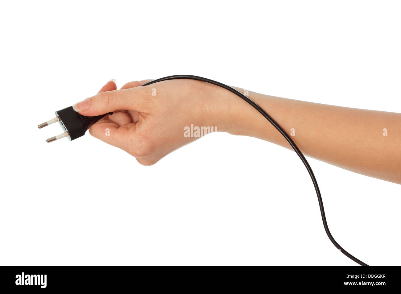 black euro plug Stock Photo - Alamy