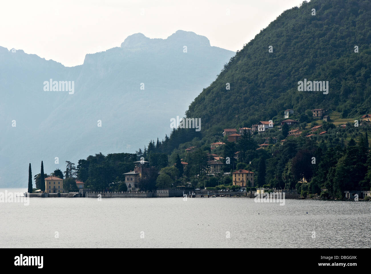 Limonta - View from the lake of Como Stock Photo - Alamy