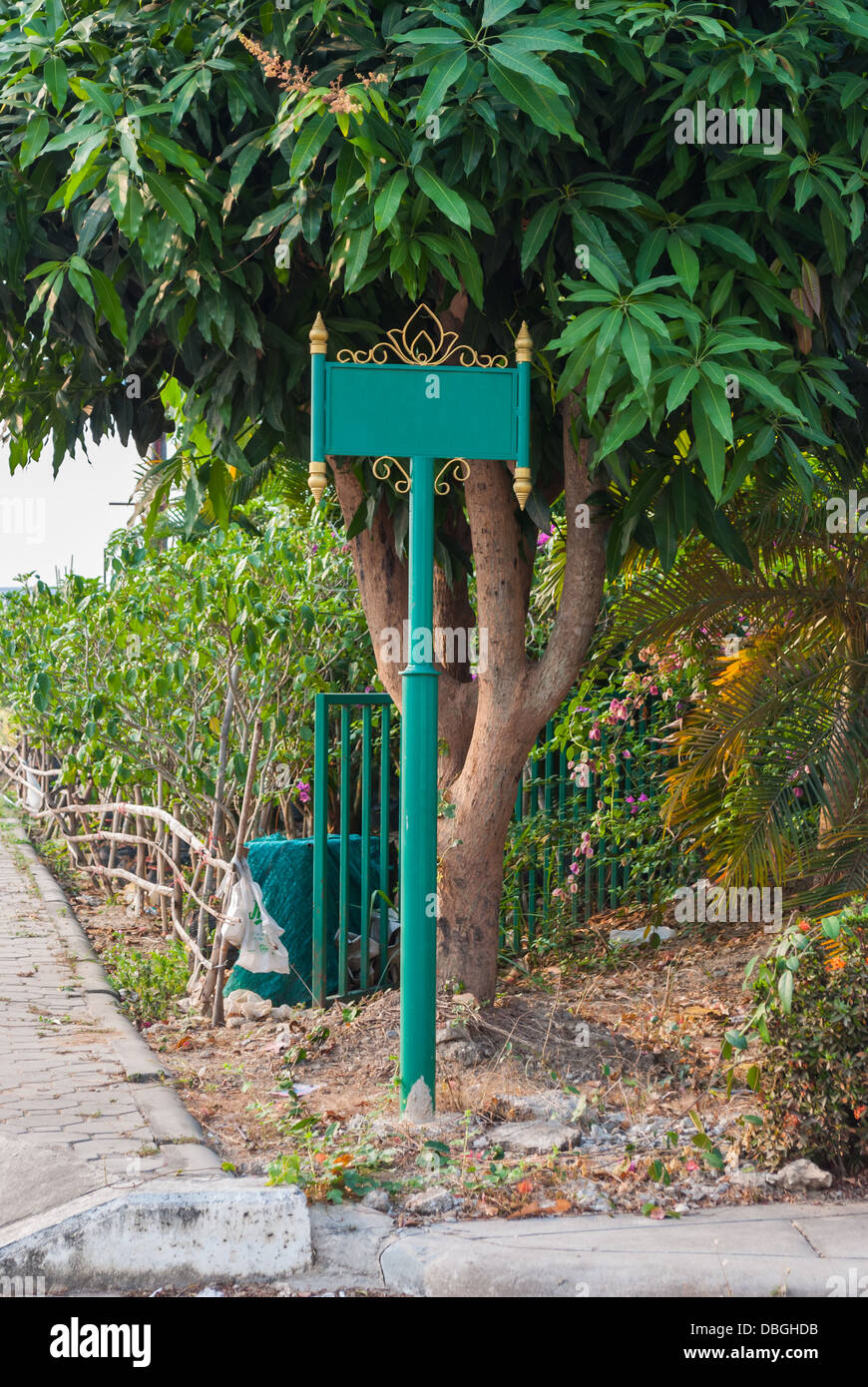 Green Plain Signs Stock Photo - Alamy
