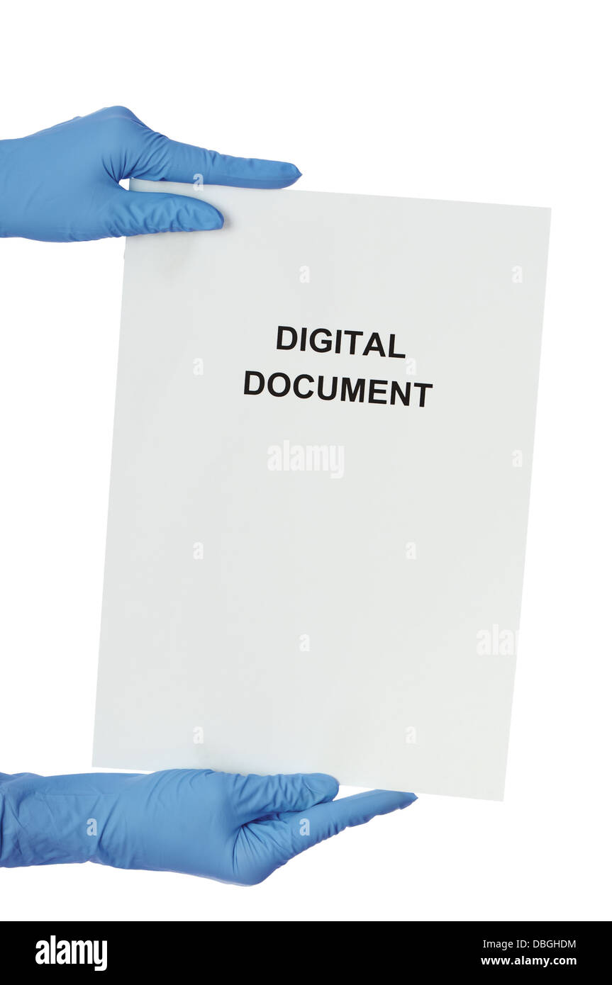 Digital document hi-res stock photography and images - Alamy