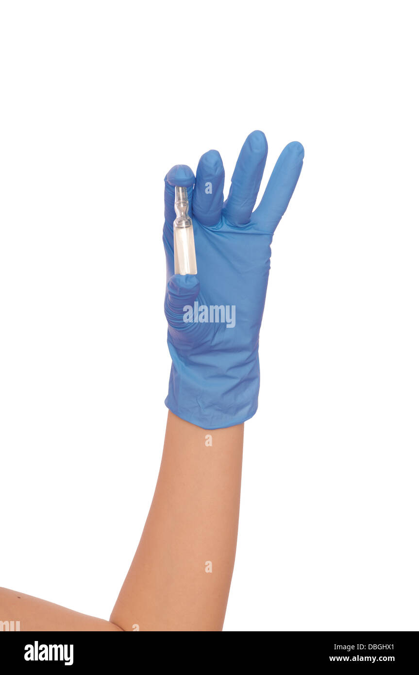 ampule for making a vaccination Stock Photo - Alamy