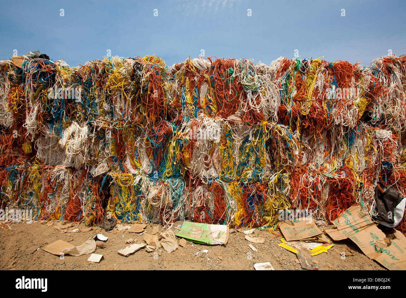 Plastic recycling bales hi-res stock photography and images - Alamy