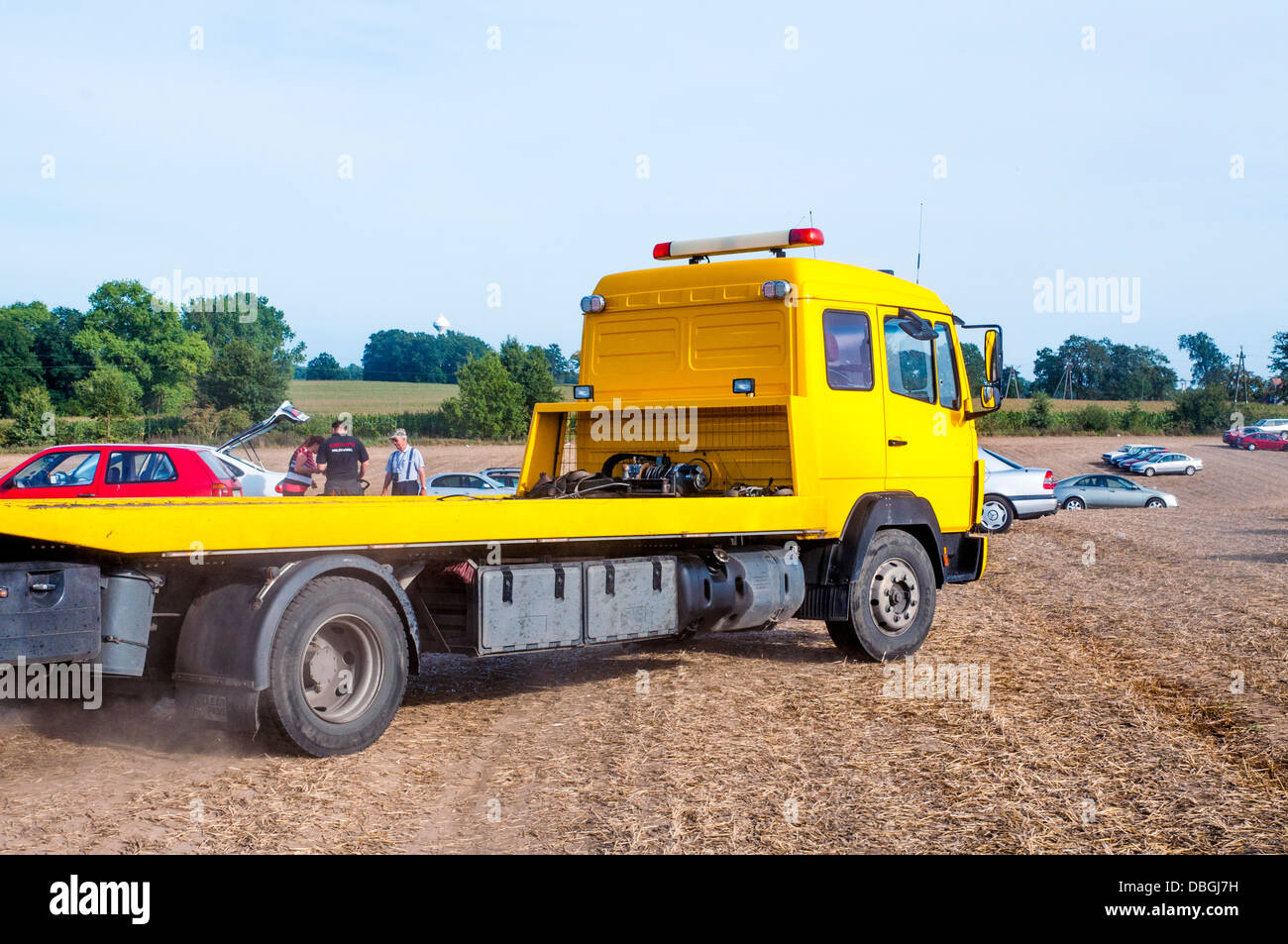 Image orange emergency car hi-res stock photography and images - Alamy