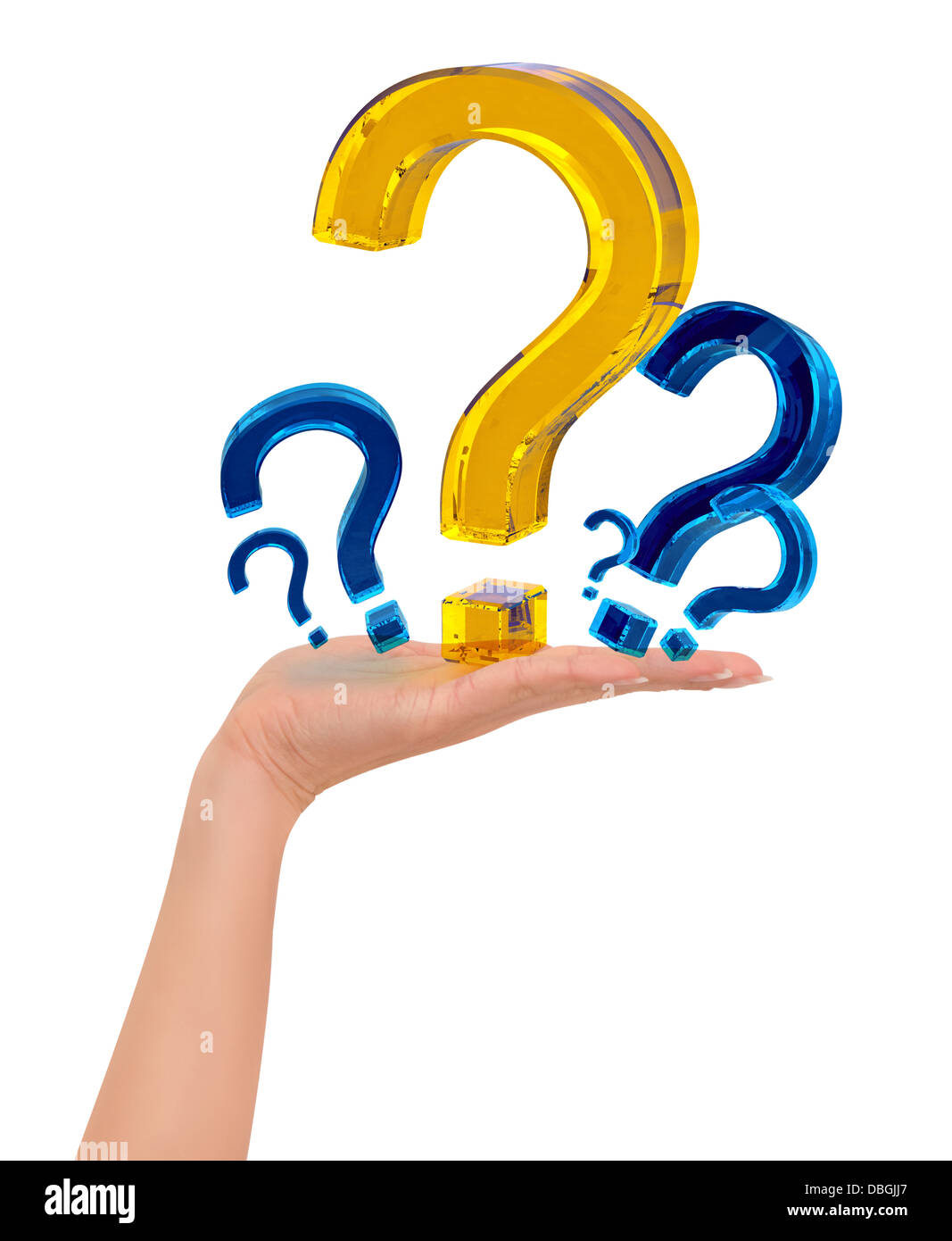 Pattern question mark Cut Out Stock Images & Pictures - Alamy