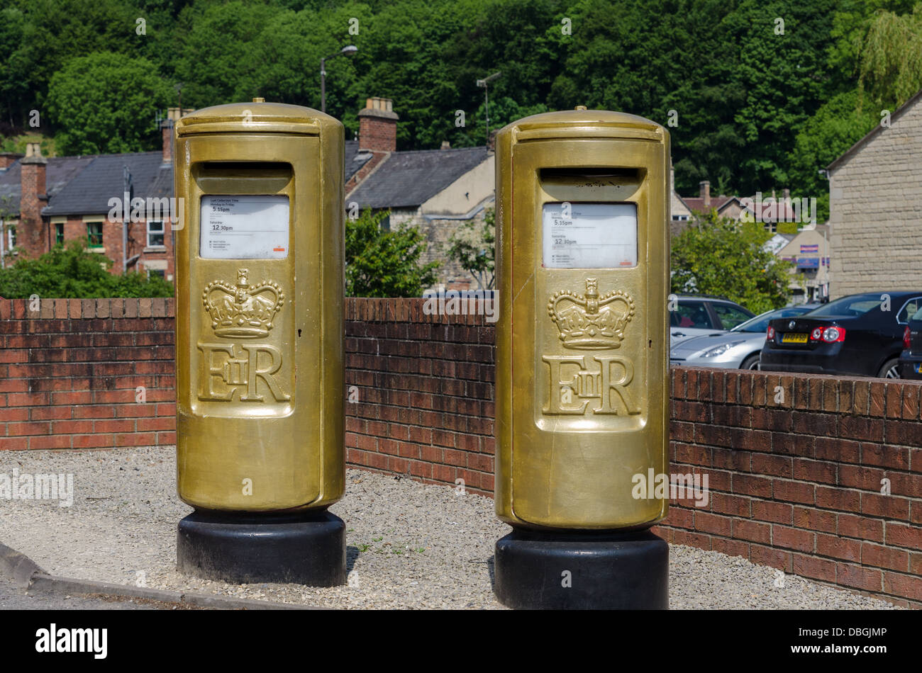 Two post boxes hi-res stock photography and images - Alamy