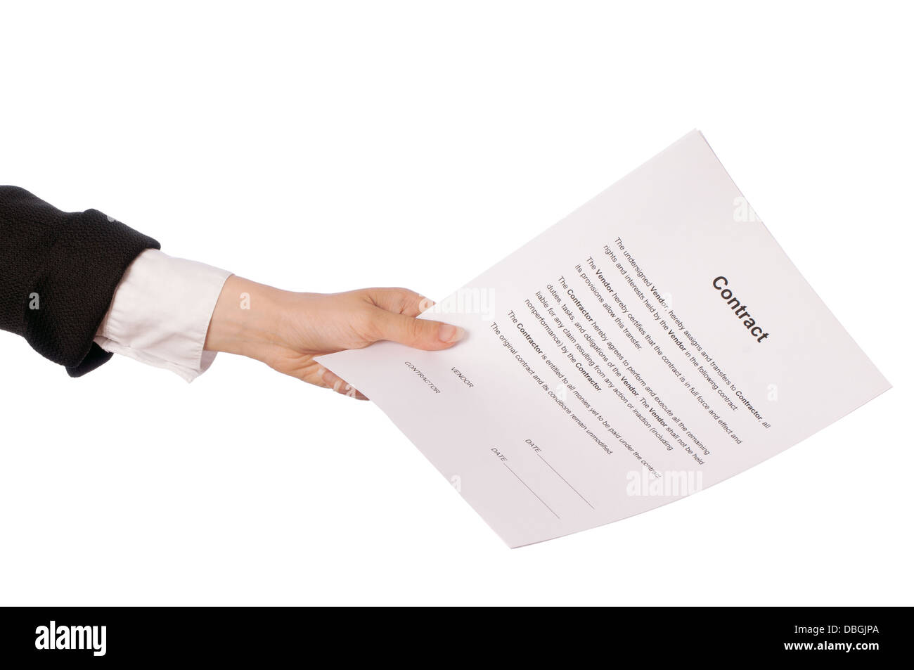 signing of a contract Stock Photo - Alamy