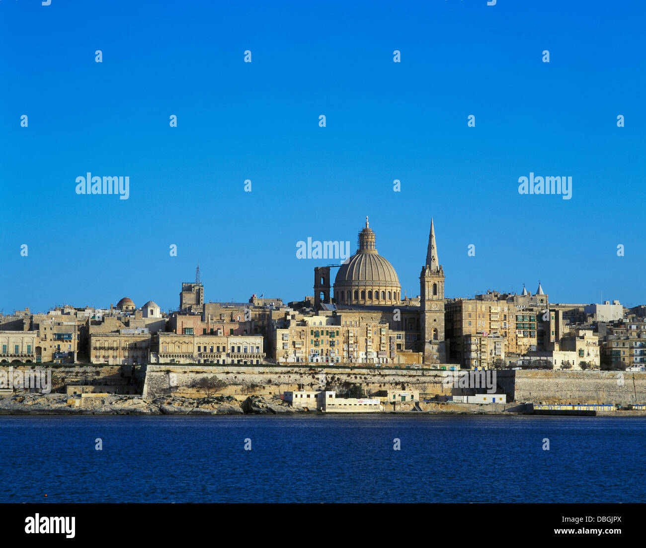 The Grand Harbour, Valletta, Malta Stock Photo - Alamy
