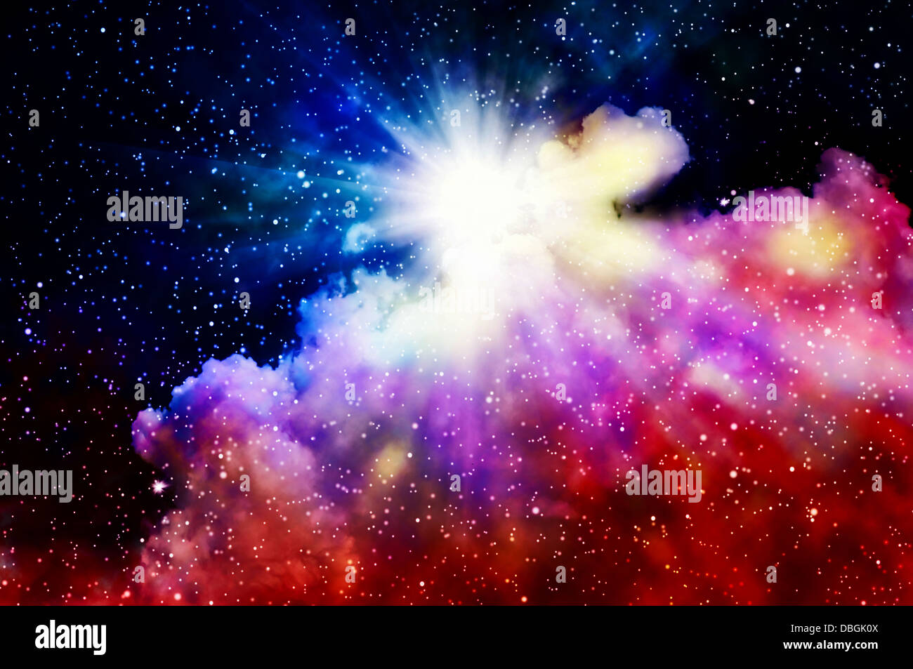 birth of a new nebula Stock Photo - Alamy
