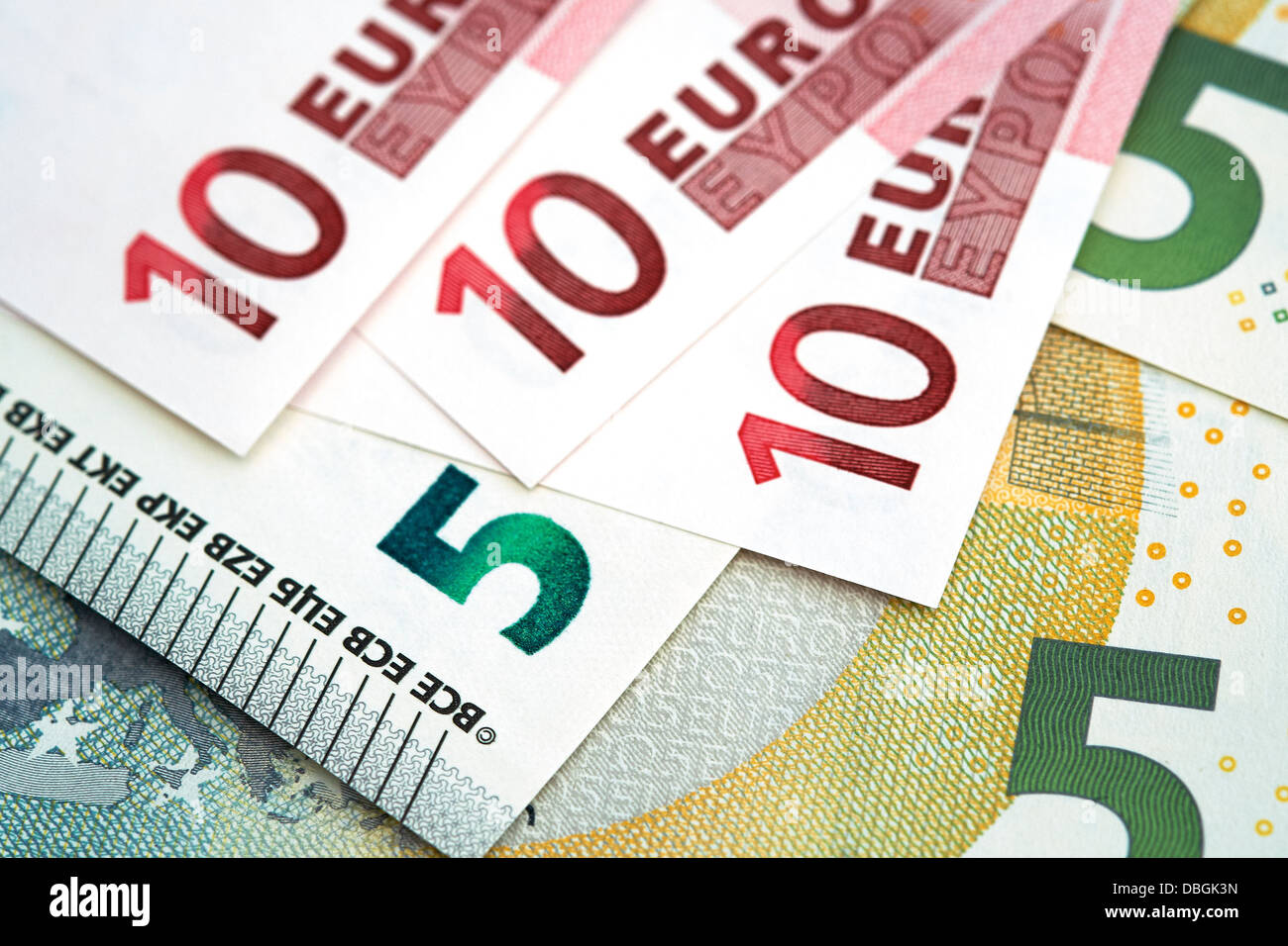 European Bank notes, Euro currency from Europe, Euros Stock Photo - Alamy