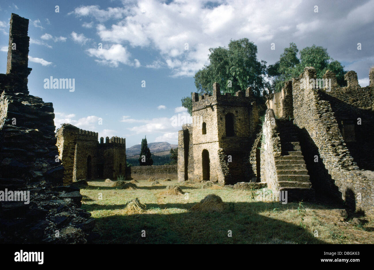 gondar castles ethiopia Stock Photo - Alamy