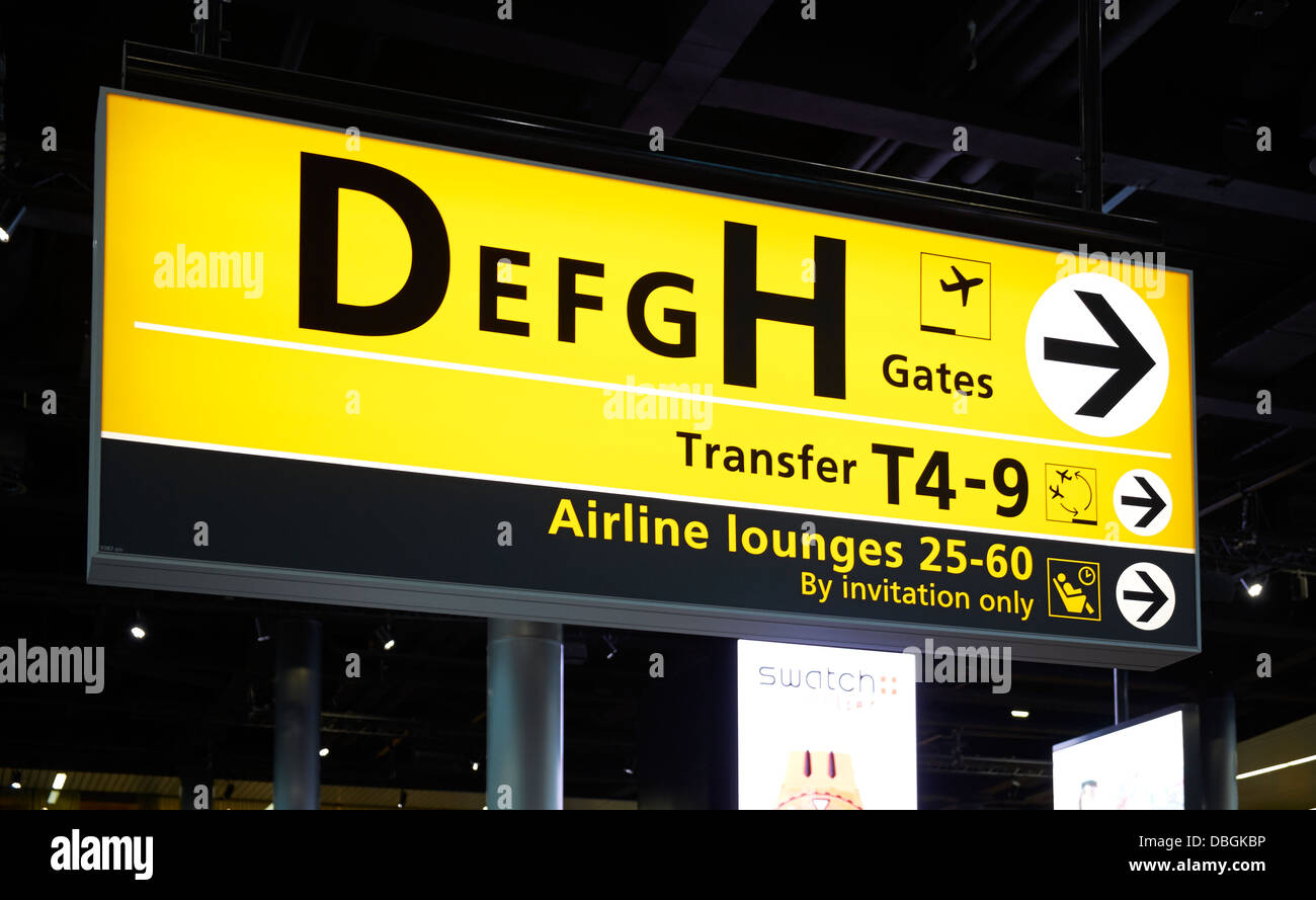 Departure gates sign Stock Photo - Alamy