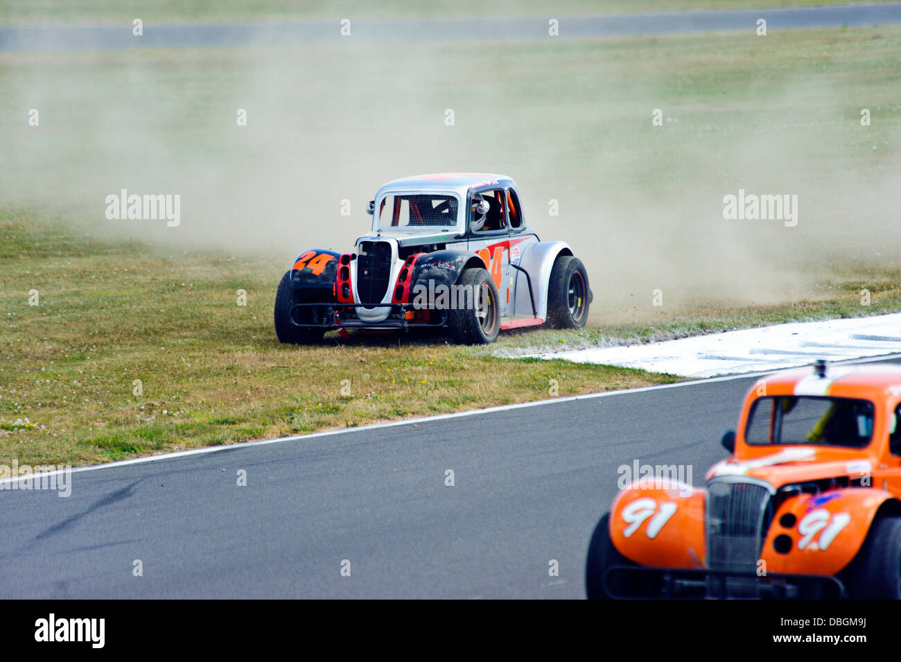 Legends at Ty Croes race track Anglesey circuit North Wales Uk Stock ...