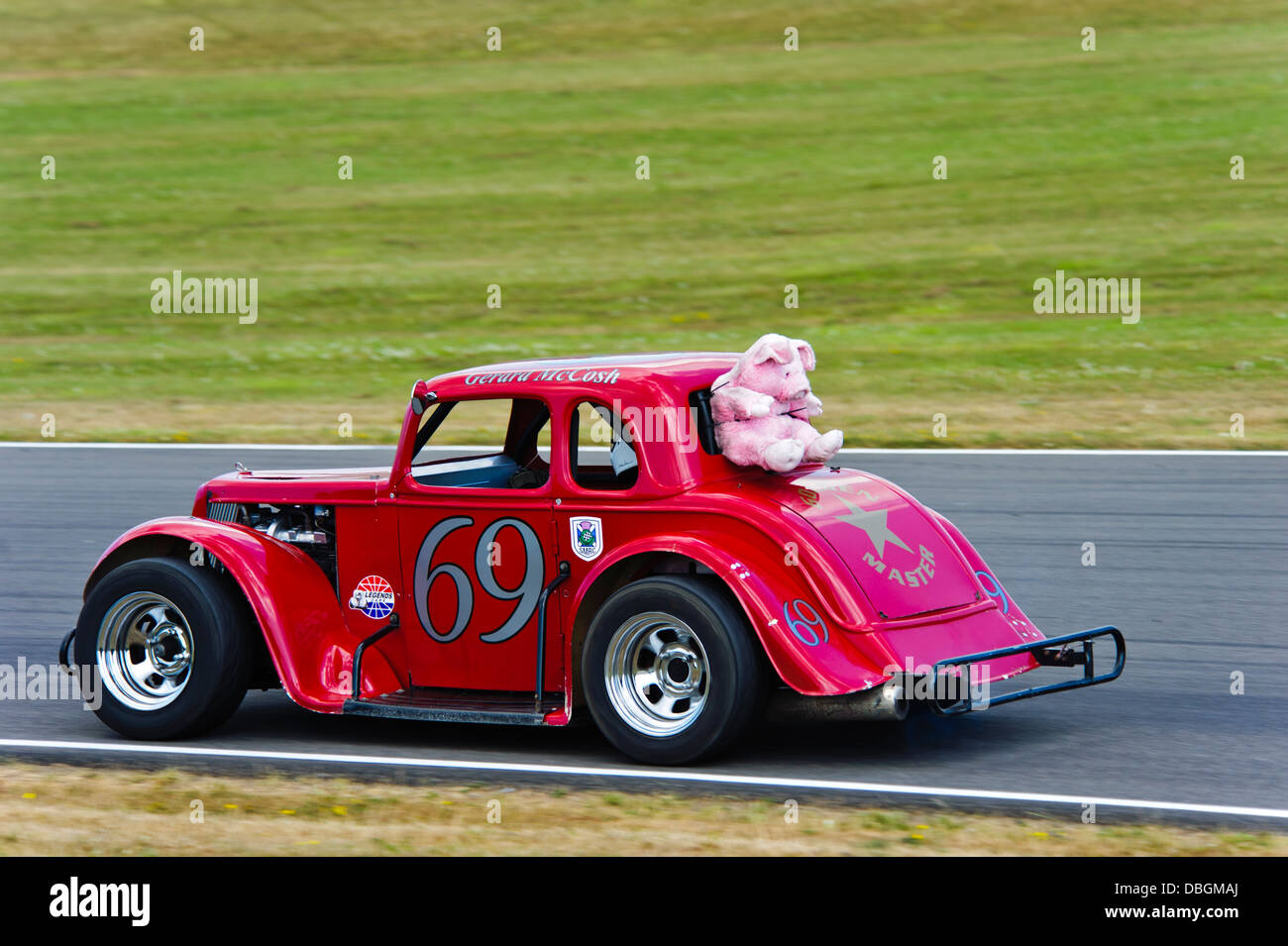 Legends at Ty Croes race track Anglesey circuit North Wales Uk Stock ...